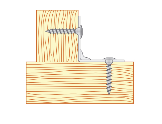 Vruty do dřeva PZ, Torx, stavěcí a soklové
